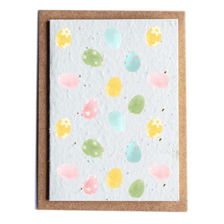 Easter Eggs Seed Paper Card - VIDA Natural